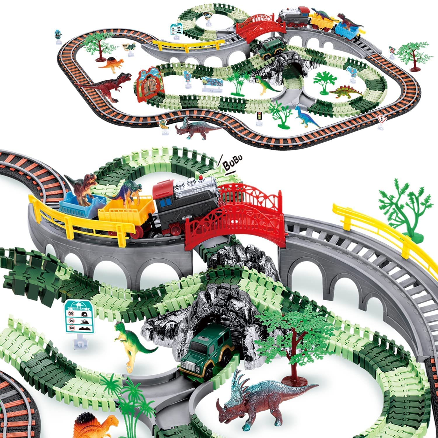 Dinosaur animal toys for kids big size Toys Train – Brontix